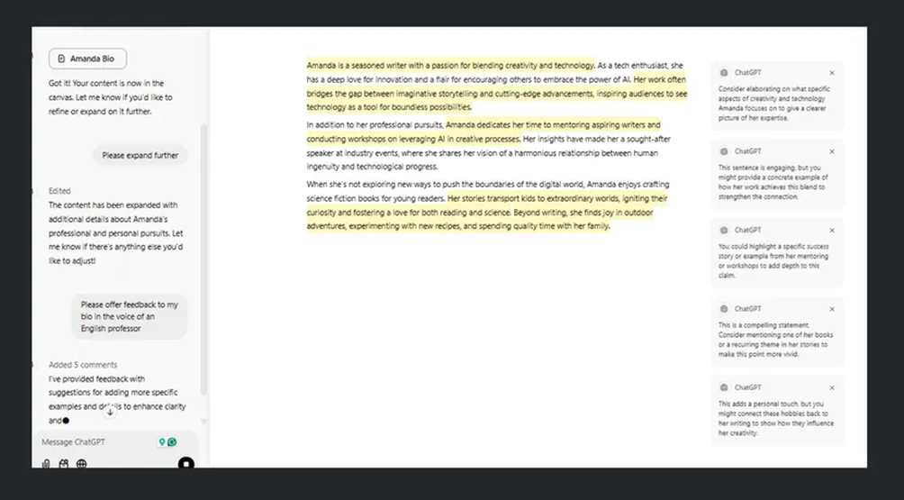 OpenAI Canvas: 文案神器终结Grammarly？ – 前途科技